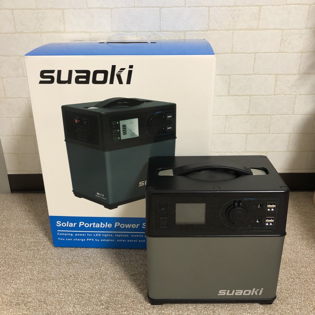 ポータブル電源【suaoki‐PS5B】を購入！開封レビュー | konatsu camper